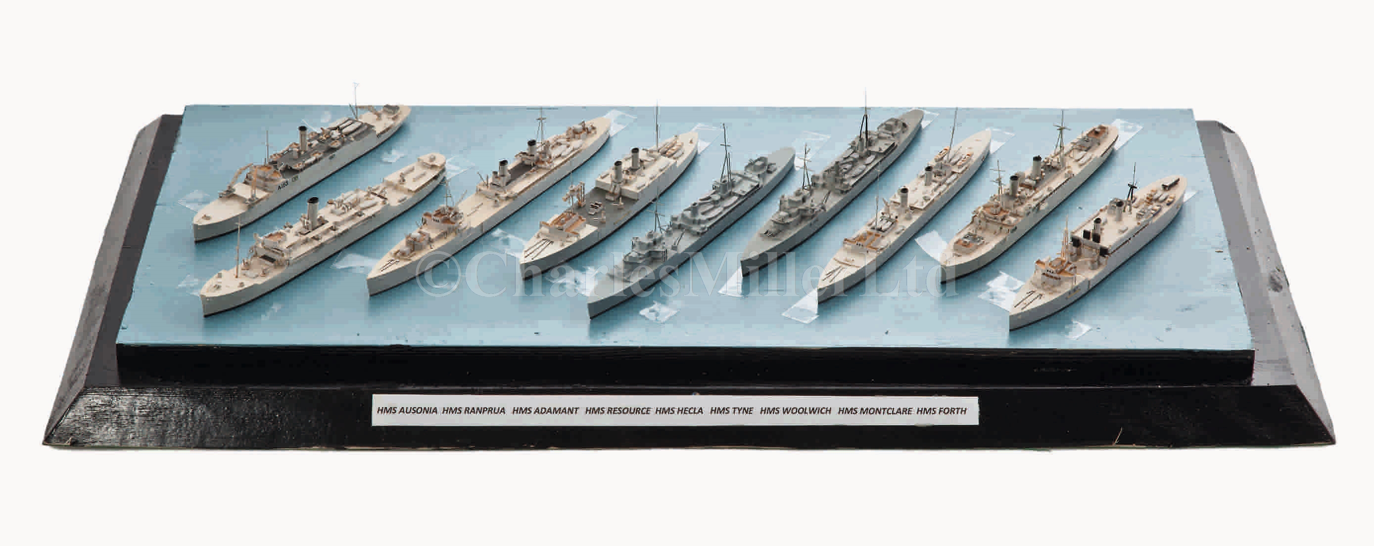 Lot 284 - A COLLECTION OF NINE 1:1250 SCALE WATERLINE..